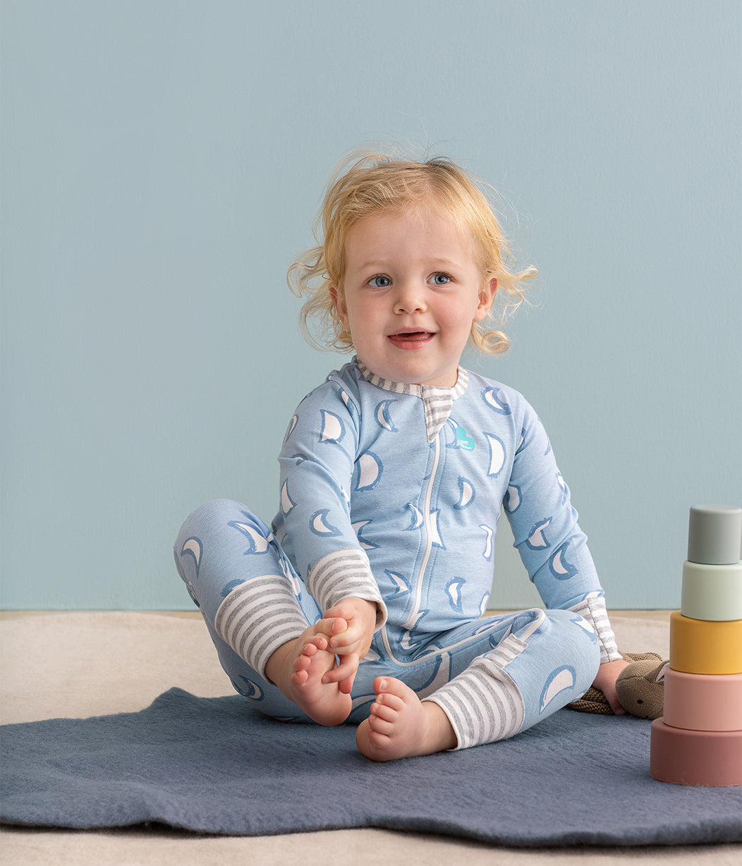 Footless Romper Eclipse Blue – Love to Dream AU